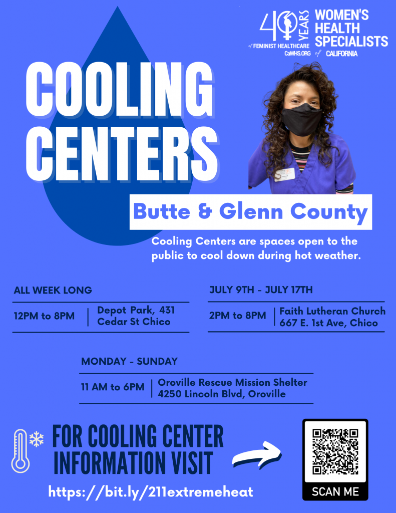 Stay Cool! Cooling Center Information - Womens Health Specialists ...