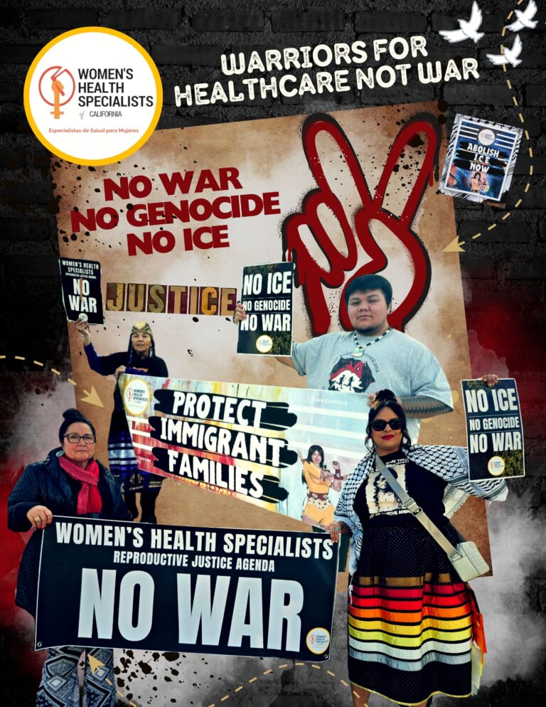 Healthcare Not War! - Womens Health Specialists - Womens Health Specialists